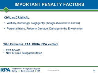 Penalty Policy – Preventing/Avoiding the “BIG” Fines | PPT