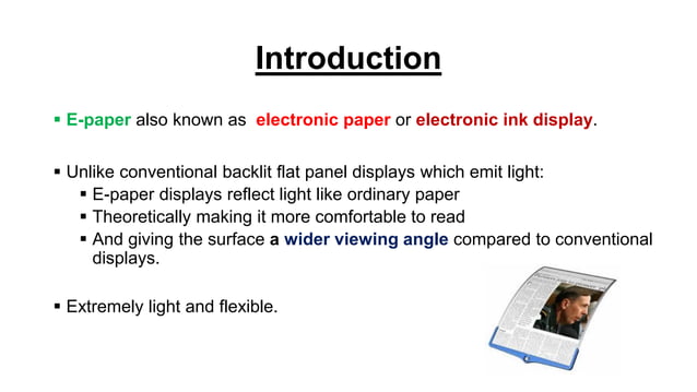 Electronic Paper (e-Paper) | PDF