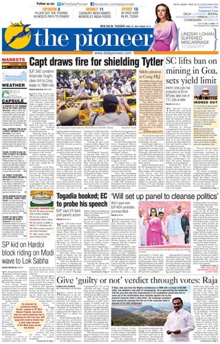 Epaper delhi-english-edition 22-04-2014 | PDF