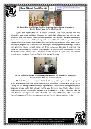 Melawat Komunitas Sikh Palembang | PDF