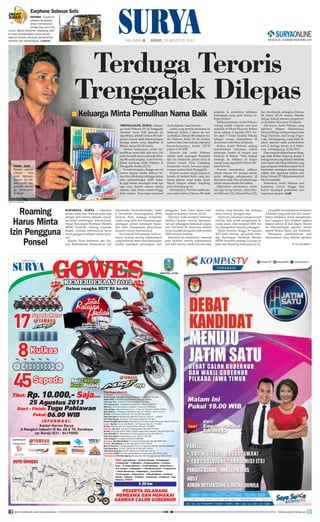 Epaper Surya 23 Agustus 2013 | PDF