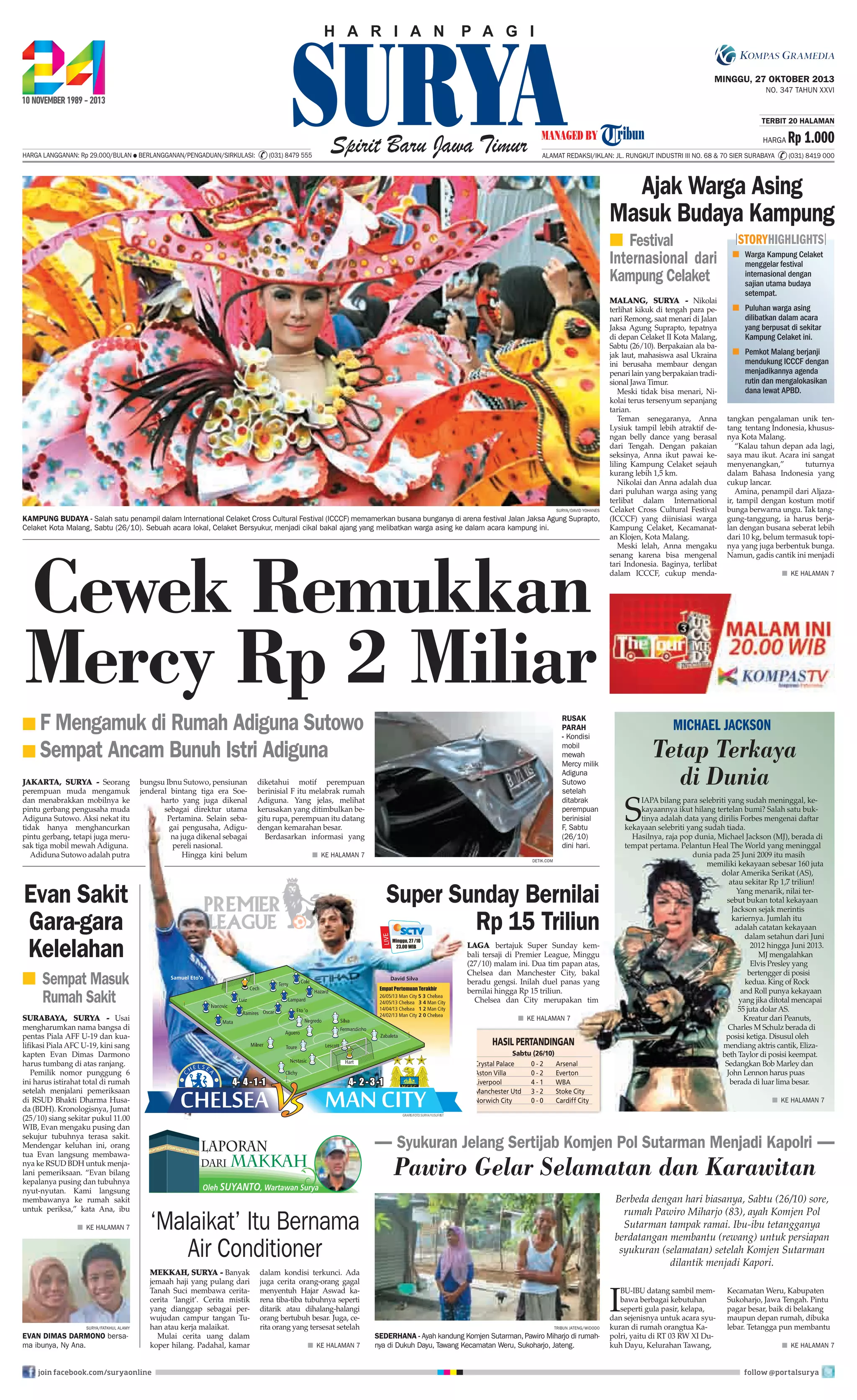 Epaper surya 27 oktober 2013 | PDF