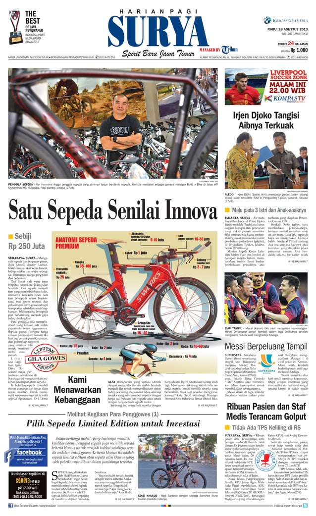 Epaper Surya 28 Agustus 2013 | PDF