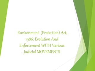 Environment protection act, Rule along with case laws. | PPTX