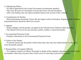 Environment protection act, Rule along with case laws. | PPTX