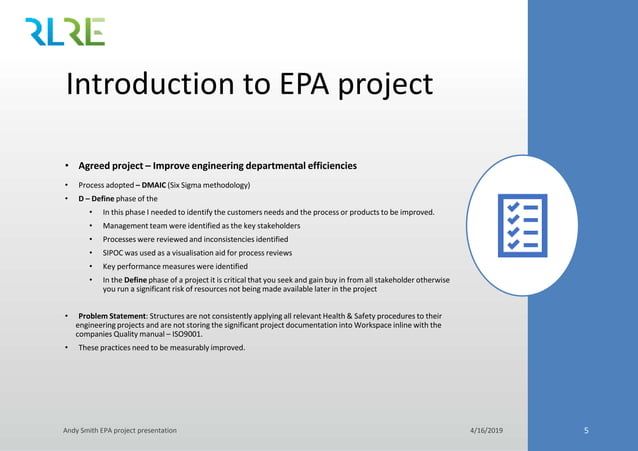 EPA Presentation - Andy Smith | PPT