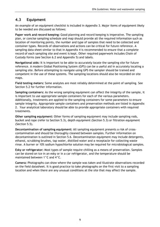 EPA Water Sampling Guide | PDF