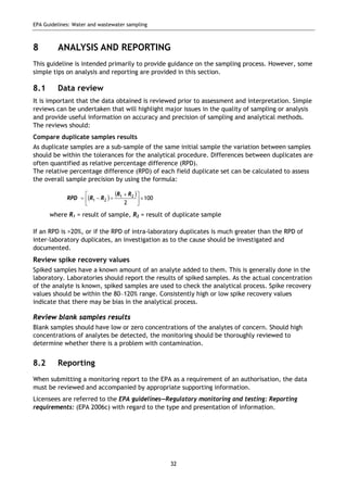 EPA Water Sampling Guide | PDF