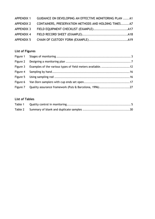 EPA Water Sampling Guide | PDF
