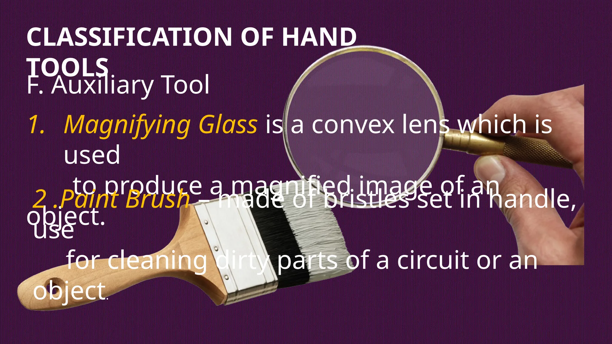 EPAS Hand tools grade 7 and 8 second quarter | PPTX