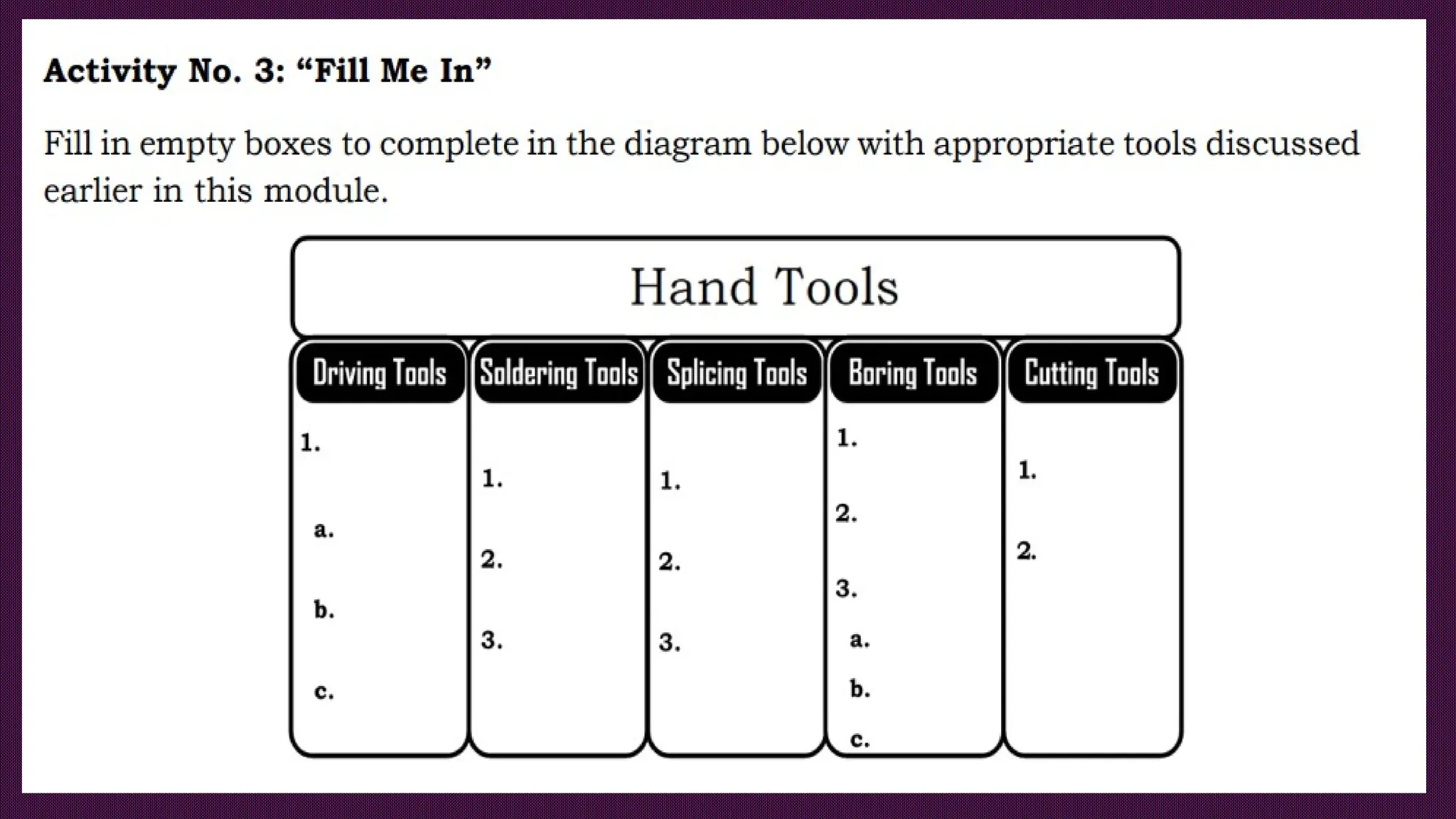 EPAS Hand tools grade 7 and 8 second quarter | PPTX