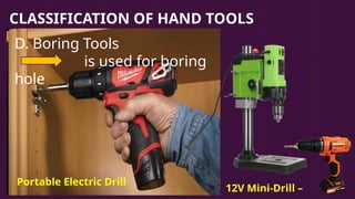 EPAS Hand tools grade 7 and 8 second quarter | PPTX
