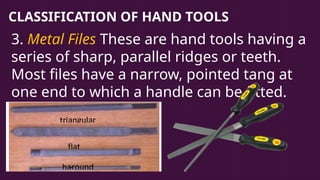 EPAS Hand tools grade 7 and 8 second quarter | PPTX