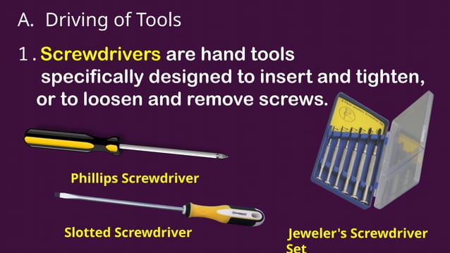 EPAS Hand tools grade 7 and 8 second quarter | PPTX