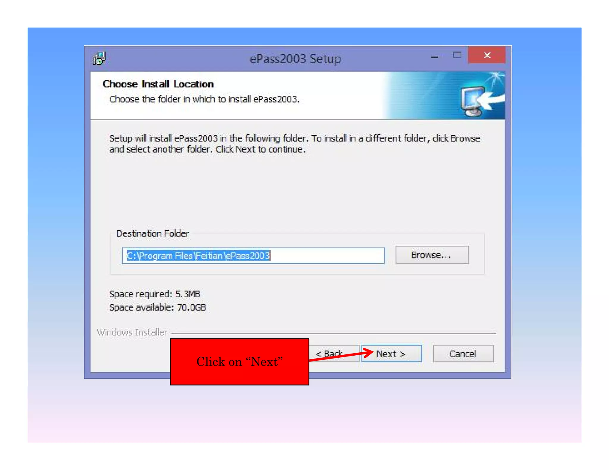 Epass 2003 token installation guide | PDF
