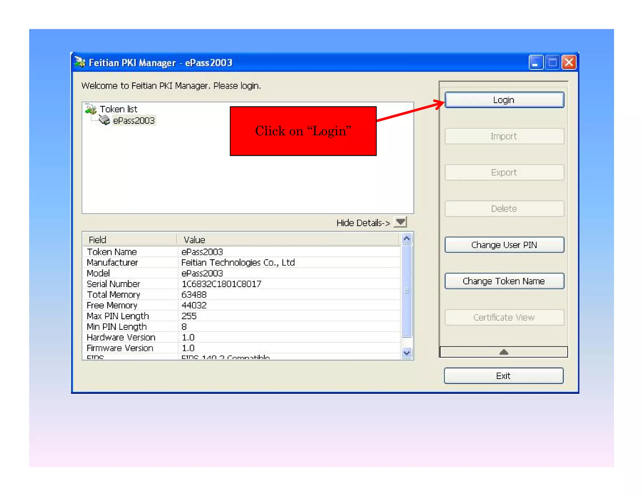 Epass 2003 token installation guide | PDF
