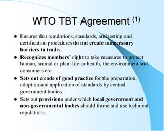 Technical Barriers to Trade - Dianne Lalla-Rodrigues - Director of the Antigua & Barbuda Bureau ...