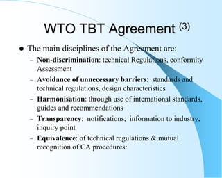 Technical Barriers to Trade - Dianne Lalla-Rodrigues - Director of the ...