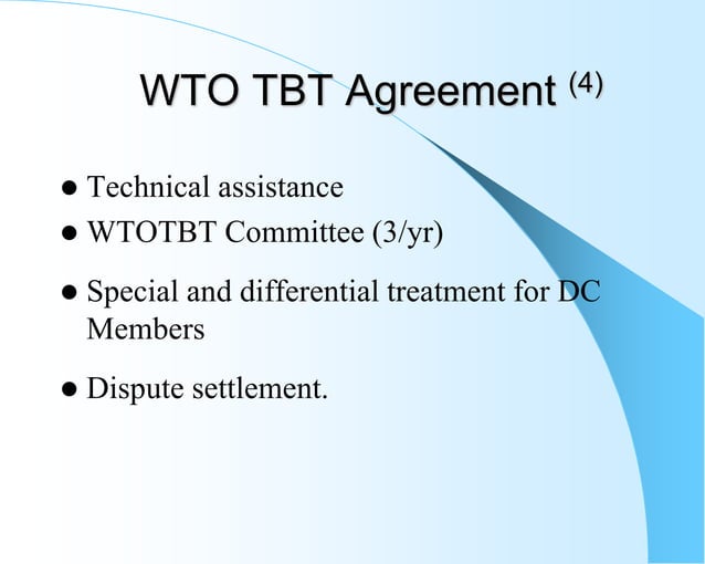 Technical Barriers to Trade - Dianne Lalla-Rodrigues - Director of the ...