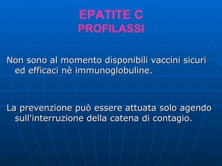 Epatiti virali profilassi | PPT