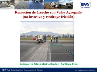 EPAV - Tecnicas de Mantenimiento y Reparacion de Pistas Aeropuertos | PDF