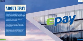 Epay.com Introduction | PDF | Credit Cards | Personal Debt