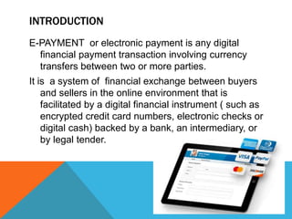 E payment | PPT