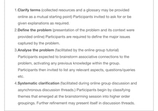 Designing Problem Based Learning Online | PDF