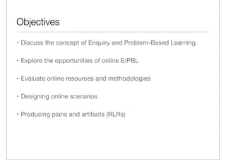 Designing Problem Based Learning Online | PDF