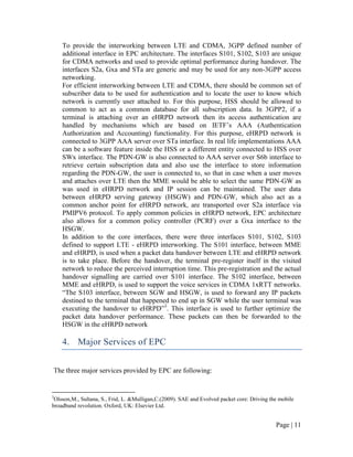 overview of EPC network | PDF
