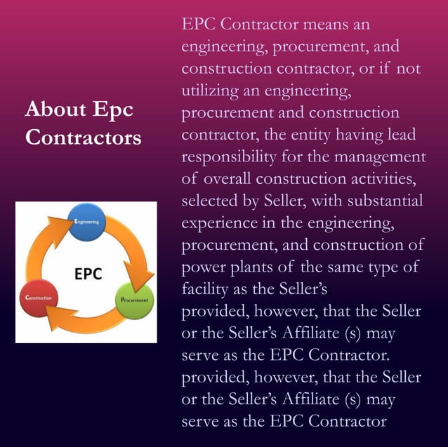 Epc contractor | PDF | Construction Industry | Industries