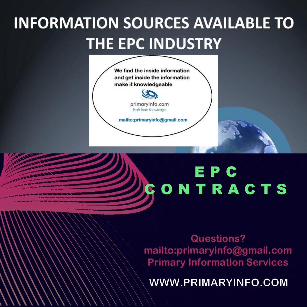Epc contractor