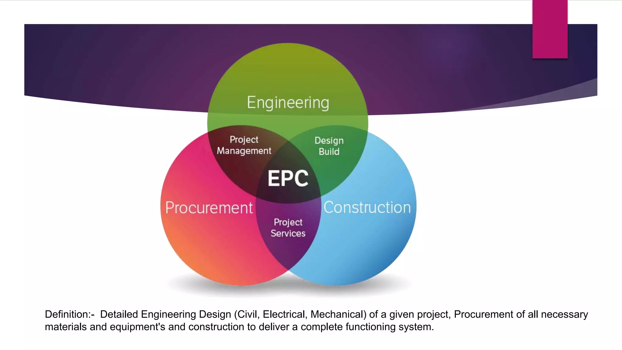 EPC (Engineering Procurement Construction) | PPTX