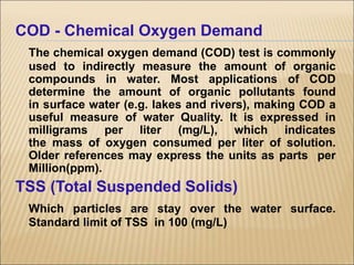 Discharge limit of different parameters | PPT