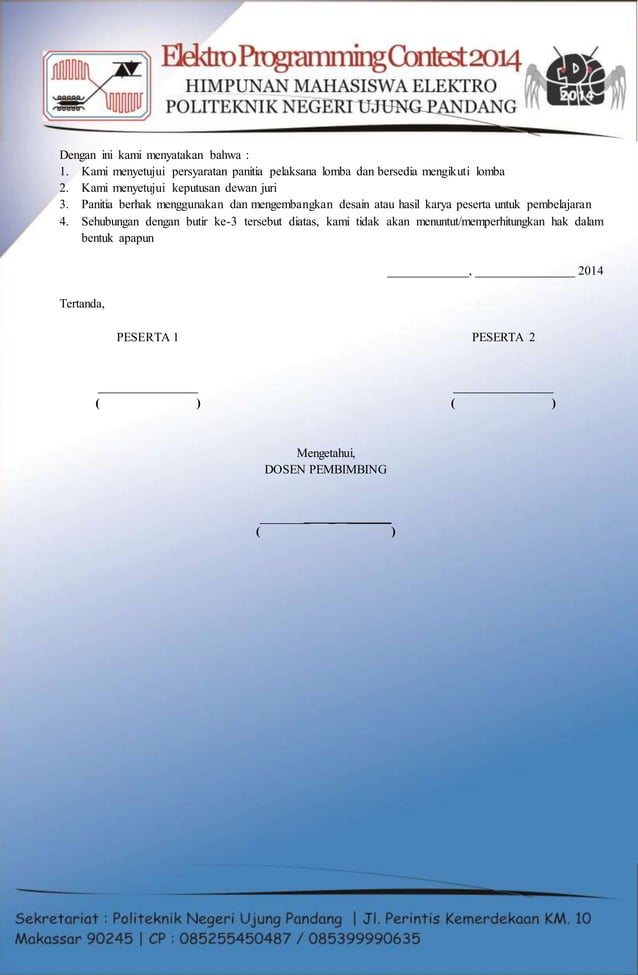 Epc2014+formulir pendaftaran+plc | DOCX
