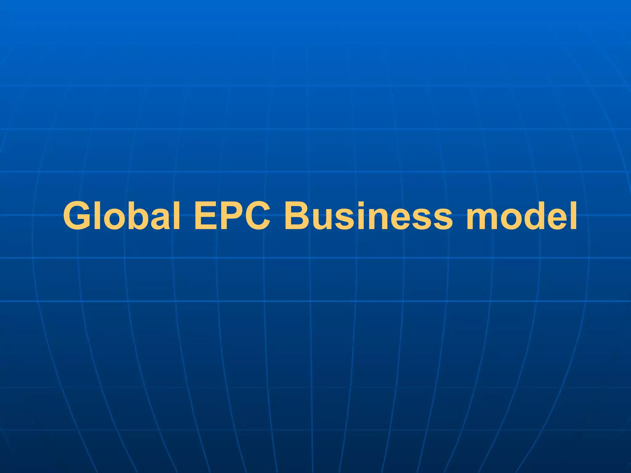 EPC Business Model | PPT