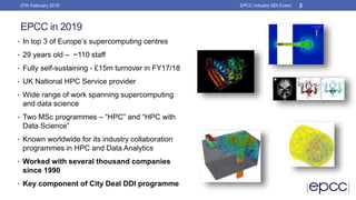 EPCC: at the heart of data-driven innovation for business | PPT