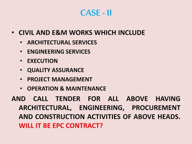 EPC Contracts | PPTX | Construction Industry | Industries