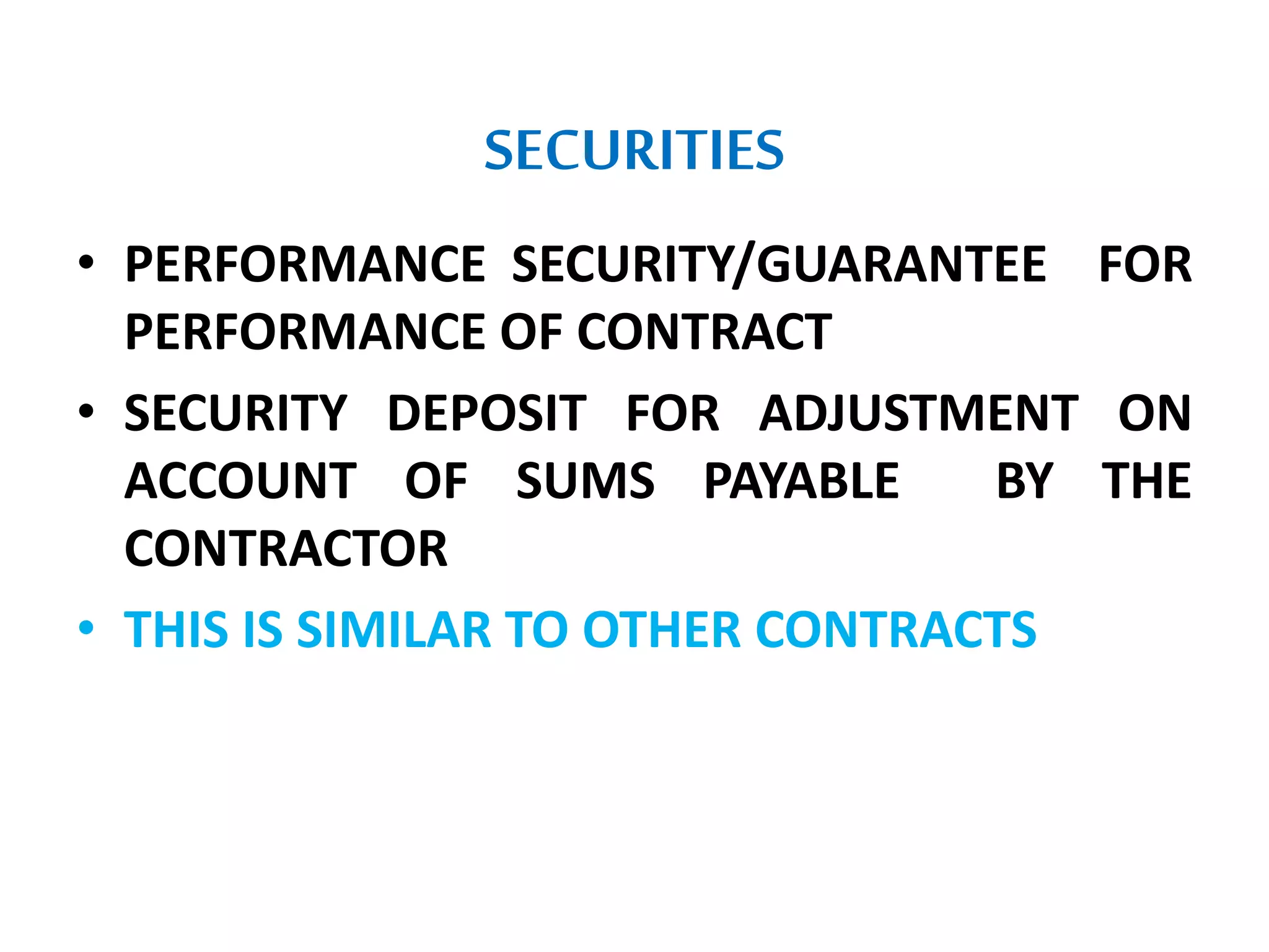 EPC and other types of contracts | PPTX