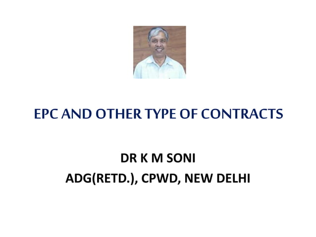 EPC and other types of contracts | PPTX | Construction Industry ...