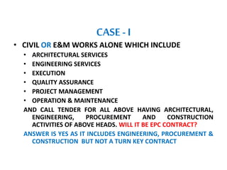 EPC and other types of contracts | PPTX