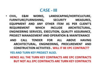 EPC and other types of contracts | PPTX