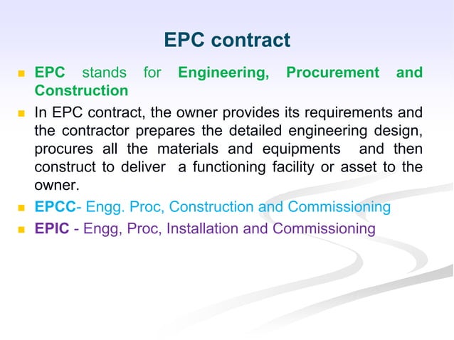 EPC (Engineering, Procurement and Construction) Contract.pdf