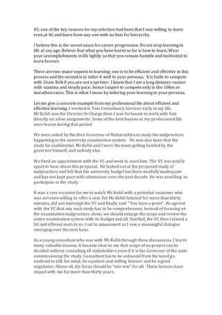 Commencement Speech on Value of Learning Life Long | DOCX