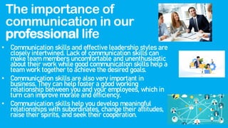 IMPORTANCE OF COMMUNICATION IN PERSONAL AND PROFESSIONAL LIFE | PDF