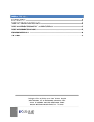 EPC Group's Project Management Organization’s Methodology | PDF