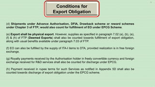 #EPCG Scheme# By SN Panigrahi | PPTX