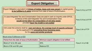 #EPCG Scheme# By SN Panigrahi | PPTX