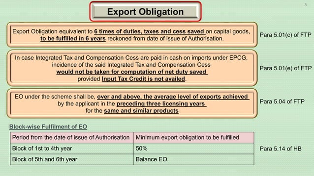 #EPCG Scheme# By SN Panigrahi | PPTX
