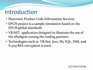 Epcis project | PPTX